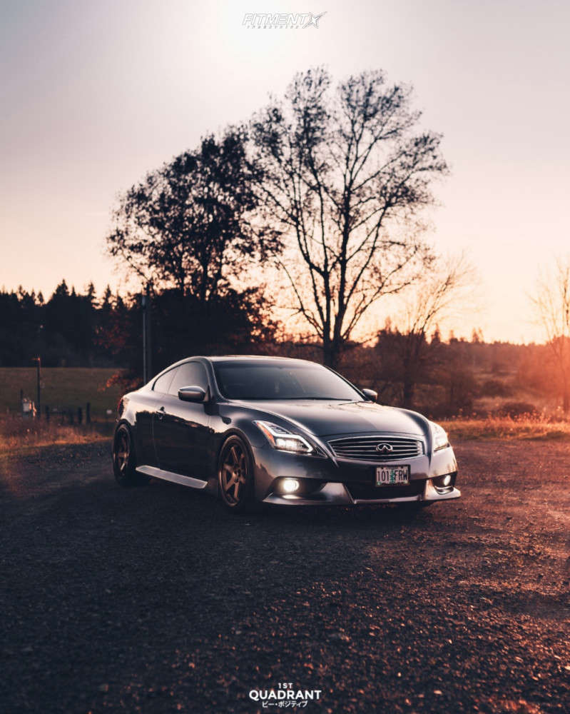 2011 INFINITI G37 IPL with 19x9.5 Volk Te37 and Hankook 245x40 on ...