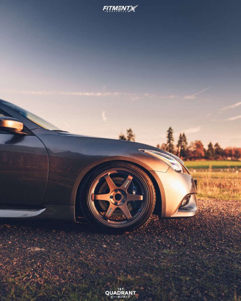 2011 INFINITI G37 IPL with 19x9.5 Volk Te37 and Hankook 245x40 on ...