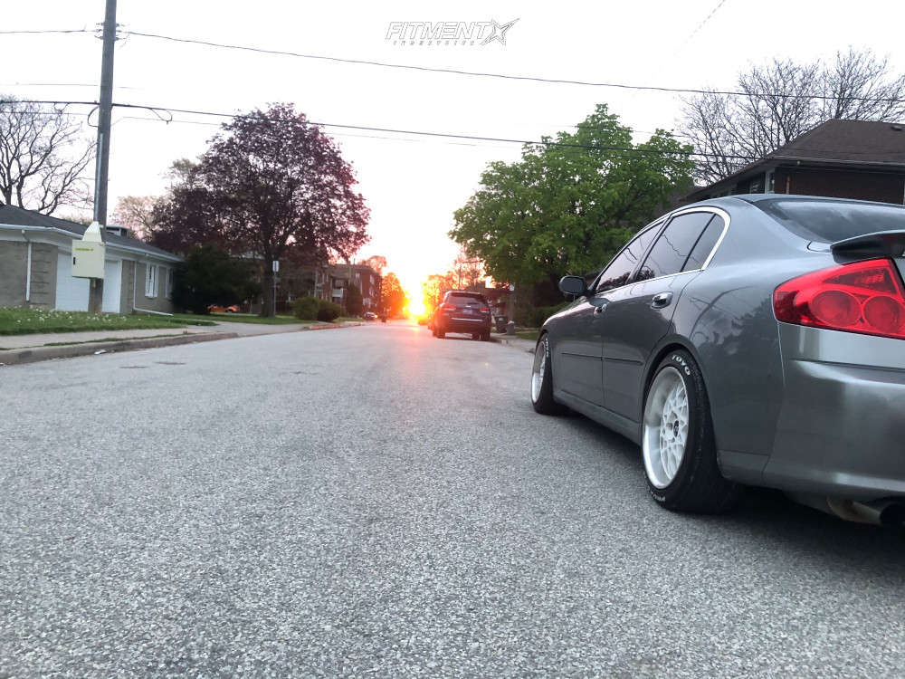 2005 INFINITI G35 Base with 18x9.5 JNC Jnc006 and Toyo Tires 255x45 on ...