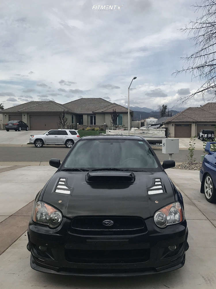 2004 Subaru WRX Base with 18x9.5 ESR Sr07 and Atlas 245x35 on Coilovers ...