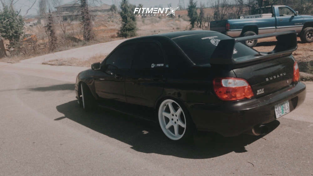 2004 Subaru WRX Base with 18x9.5 ESR Sr07 and Atlas 245x35 on Coilovers ...