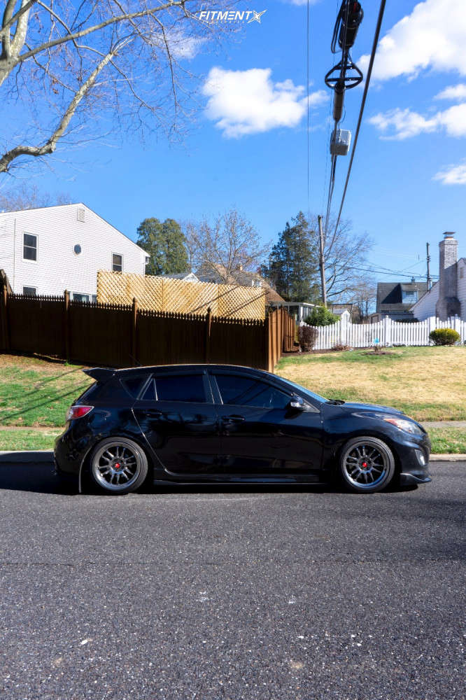 2013 Mazda MazdaSpeed3 Base with 18x8.5 Aodhan Ah07 and Achilles 225x20 on Coilovers | 1073100 ...