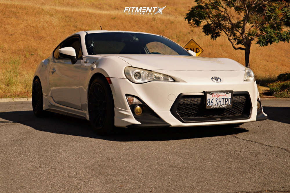 2013 Scion FR-S Base with 17x9.5 Rays Engineering 57xtreme and Michelin ...