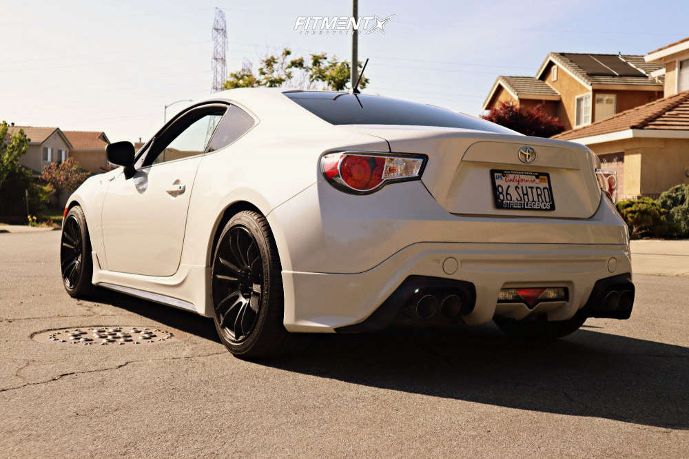 2013 Scion FR-S Base with 17x9.5 Rays Engineering 57xtreme and Michelin ...