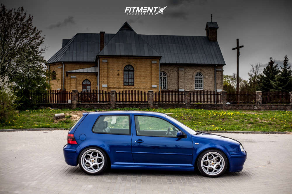 2000 Volkswagen Golf GLS with 18x8.5 AEZ Simas X and Nankang 215x40 on ...