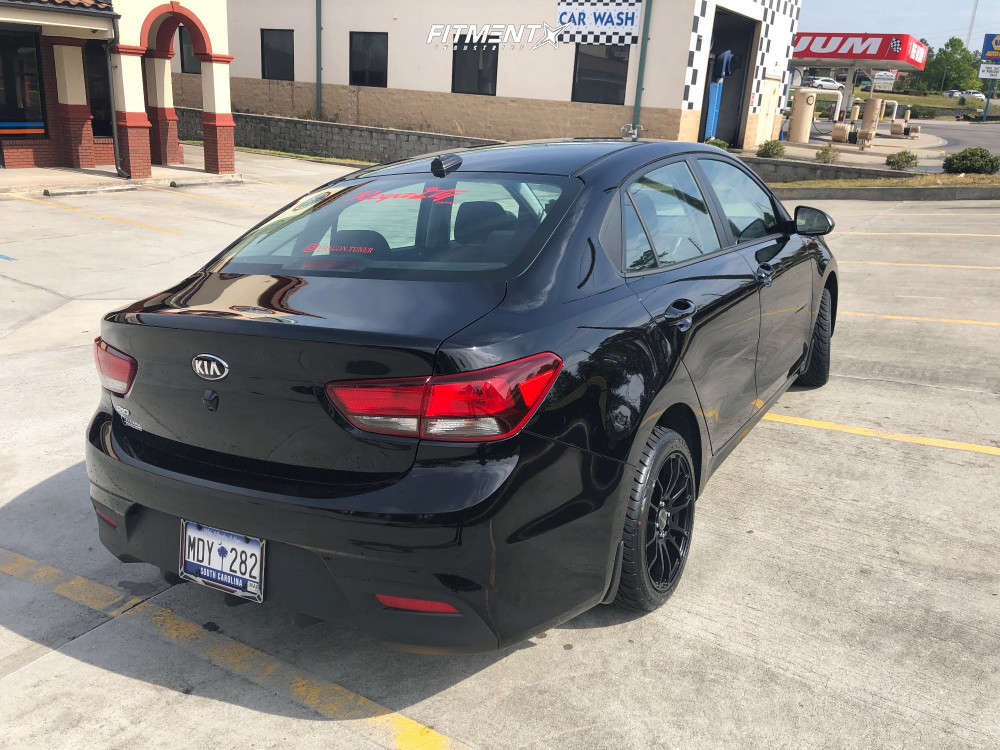 2020 Kia Rio LX with 15x7 NS Ns1204 and Federal 195x45 on Stock ...