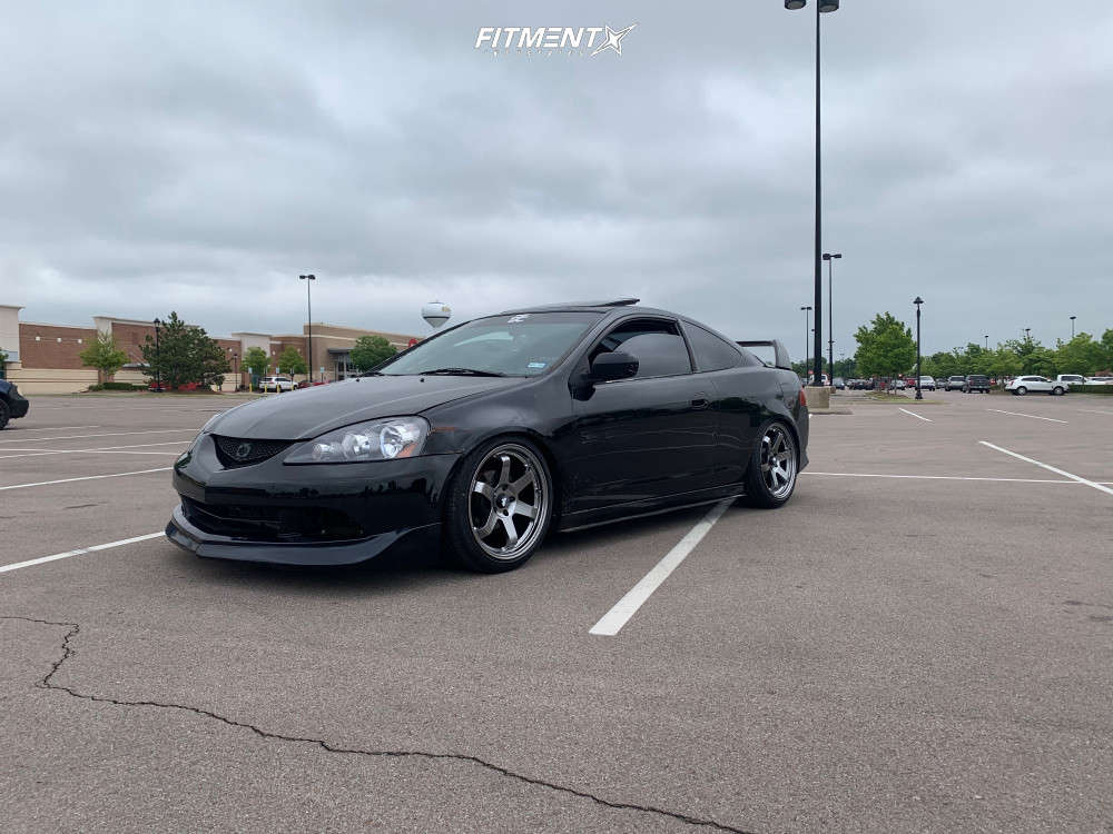 2006 Acura RSX Base with 18x8.5 AVID1 AV6 and Sentury 225x40 on Coilovers | 1073522 | Fitment ...