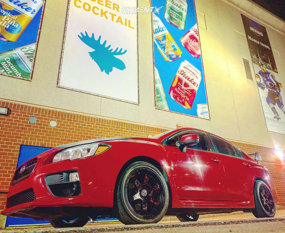 2016 Subaru WRX Base with 17x7 RSSW Rival and Ironman 235x45 on Stock ...