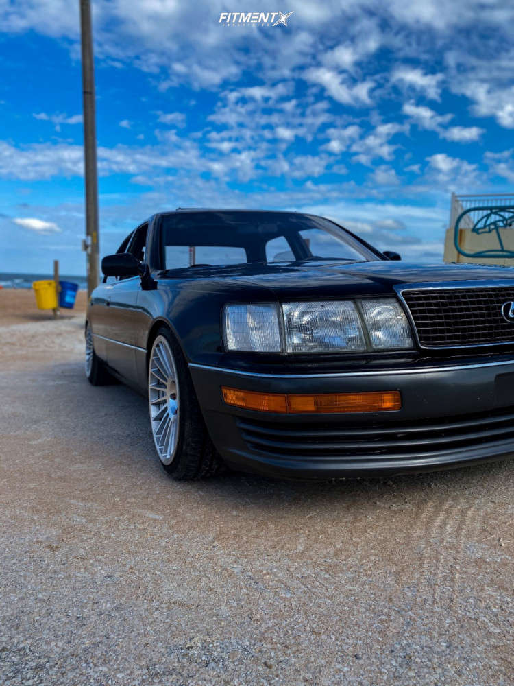 1992 Lexus LS400 Base with 18x9.5 Rotiform Ind-t and Hankook 235x40 on ...
