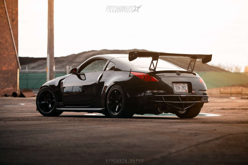 2008 Nissan 350Z Base with 18x11 Volk Te37sl and Nitto 285x35 on ...