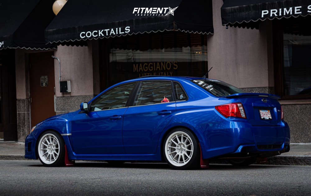 2012 Subaru WRX Base with 18x9.5 Enkei NT03M and Hankook 245x35 on ...