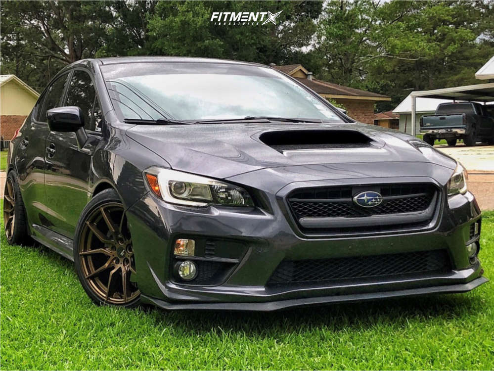 2017 Subaru WRX Limited with 18x9.5 Option Lab R716 and Lexani 245x40 ...