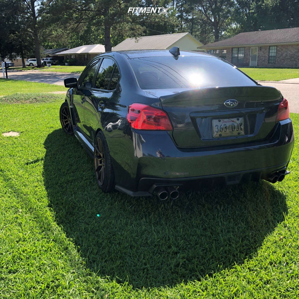 2017 Subaru WRX Limited with 18x9.5 Option Lab R716 and Lexani 245x40 ...