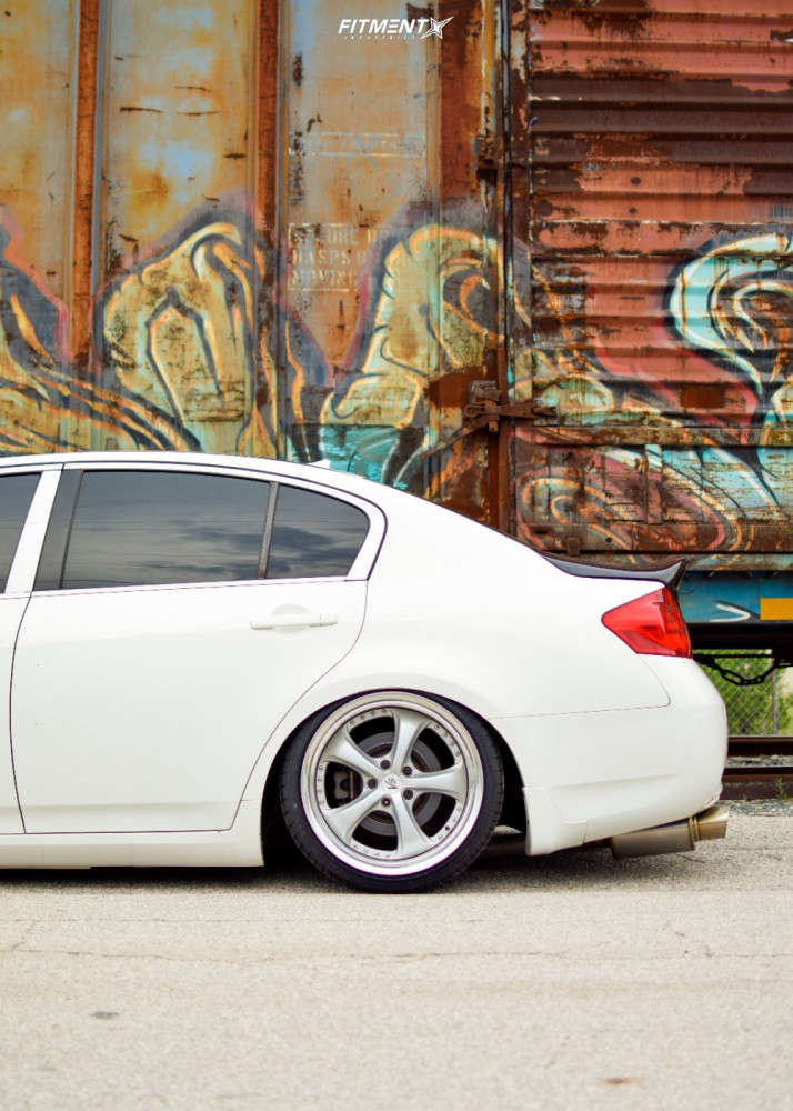 2009 INFINITI G37 Base with 19x9.5 Work VS KF and Achilles 235x40 on ...