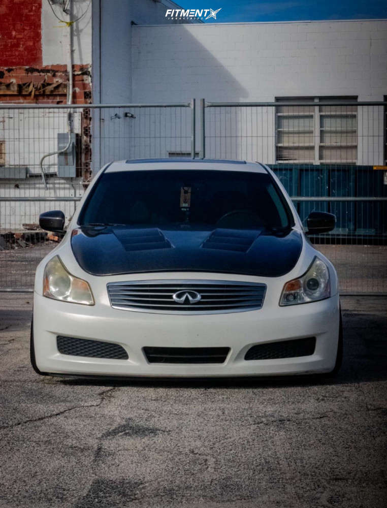2009 INFINITI G37 Base with 19x9.5 Work VS KF and Achilles 235x40 on ...