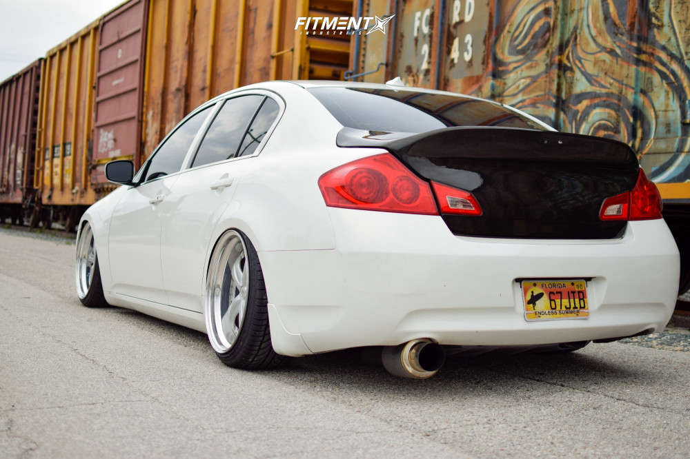 2009 INFINITI G37 Base with 19x9.5 Work VS KF and Achilles 235x40 on ...
