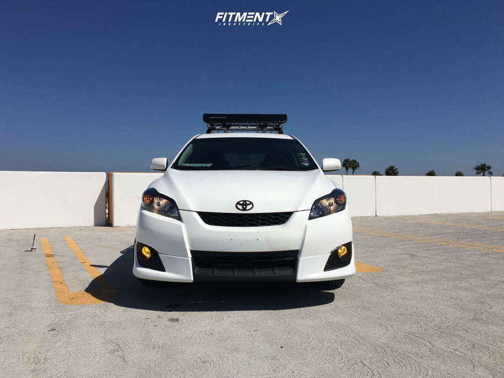 2009 Toyota Matrix Base with 17x8.5 ESR Sr07 and Goodyear 215x45 on ...