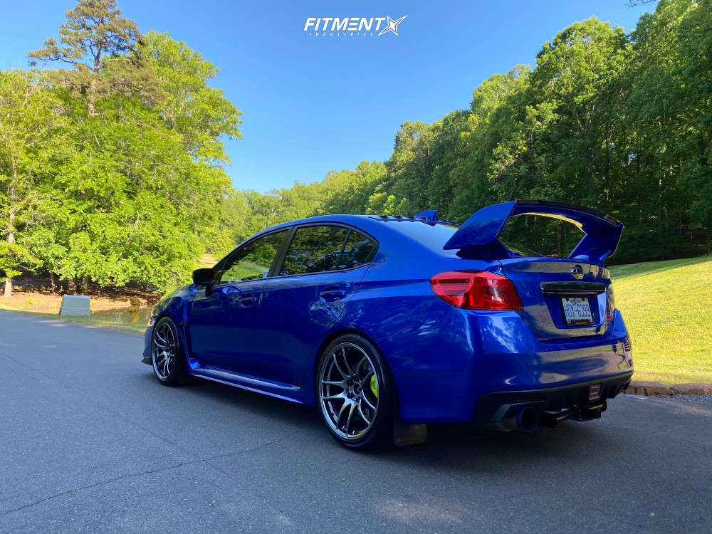 2019 Subaru WRX STI Base with 19x9.5 Work Emotion Cr Kiwami and ...