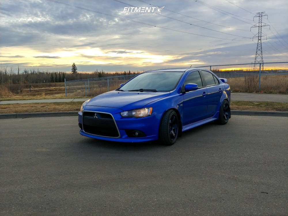 2015 Mitsubishi Lancer ES with 18x9.5 Rota P45r and Mirage 245x40 on ...