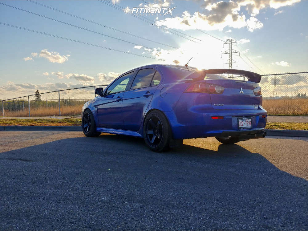 2015 Mitsubishi Lancer ES with 18x9.5 Rota P45r and Mirage 245x40 on ...