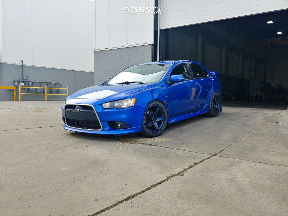 2015 Mitsubishi Lancer ES with 18x9.5 Rota P45r and Mirage 245x40 on ...