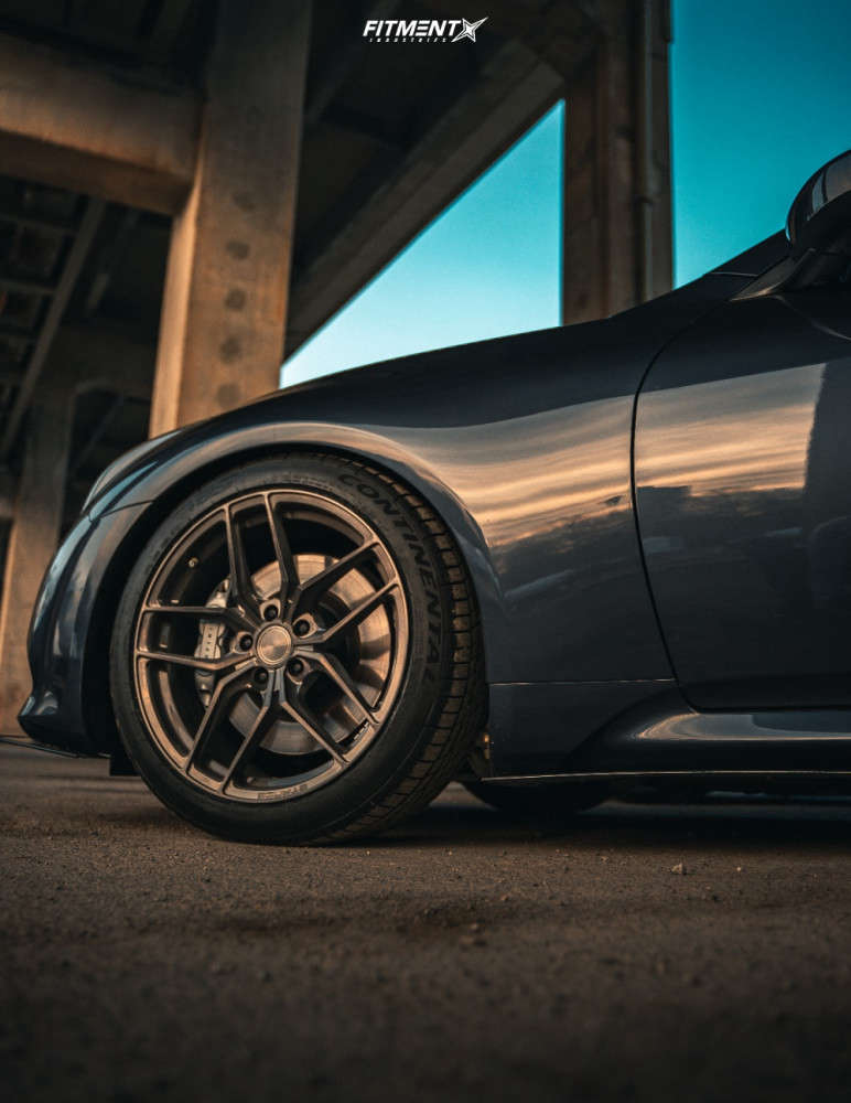 2008 INFINITI G37 Sport with 19x8.5 Stance Sf-03 and Continental 225x45 ...