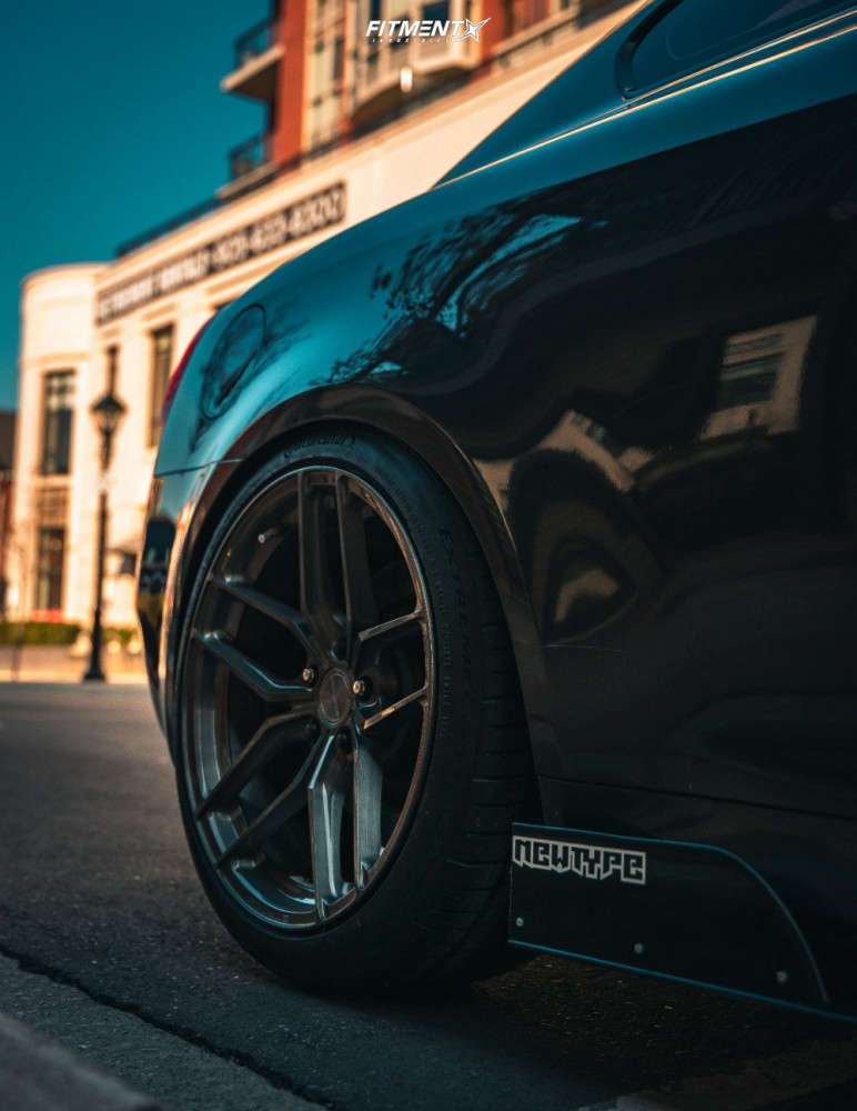 2008 INFINITI G37 Sport with 19x8.5 Stance Sf-03 and Continental 225x45 ...