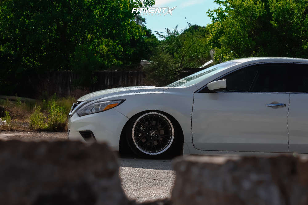 2018 Nissan Altima SR with 18x9.5 ESR Cs11 and Federal 235x35 on Air ...
