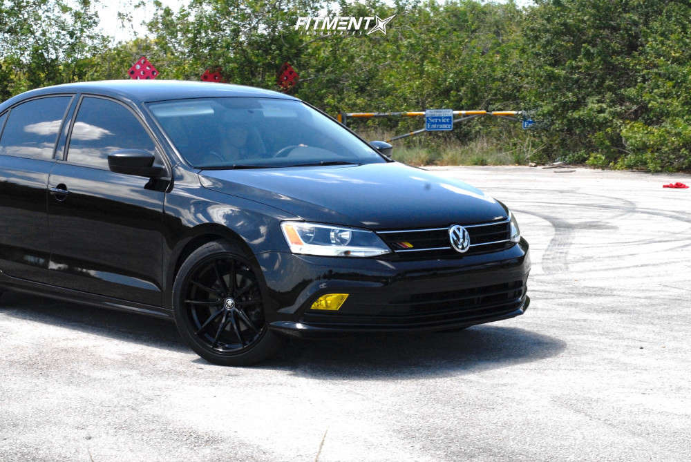 2016 Volkswagen Jetta S with 18x8 Konig Oversteer and Federal 225x40 on ...