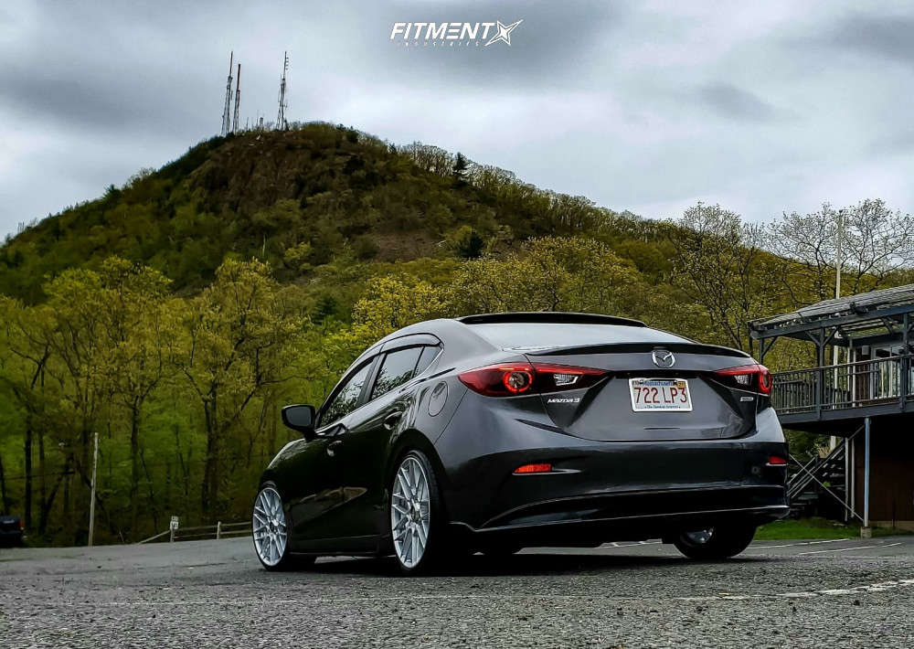 2018 Mazda 3 GT with 19x8.5 Rotiform Rse and Falken 225x35 on Coilovers ...