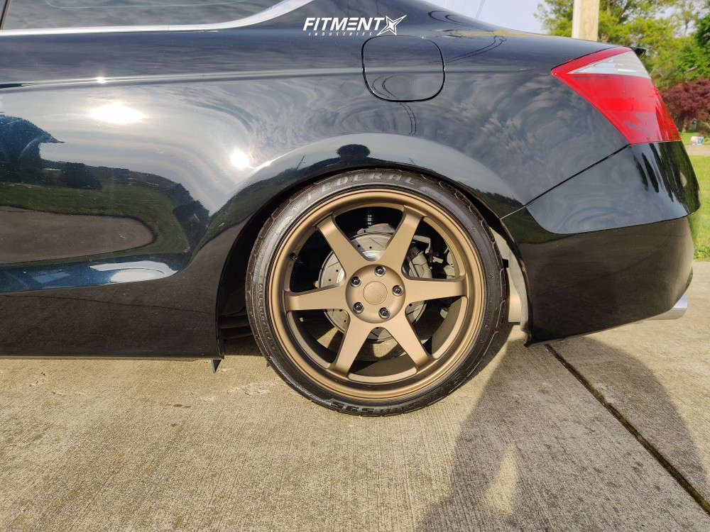 2008 Honda Accord EX-L with 19x9.5 ESR Sr07 and Federal 245x35 on ...