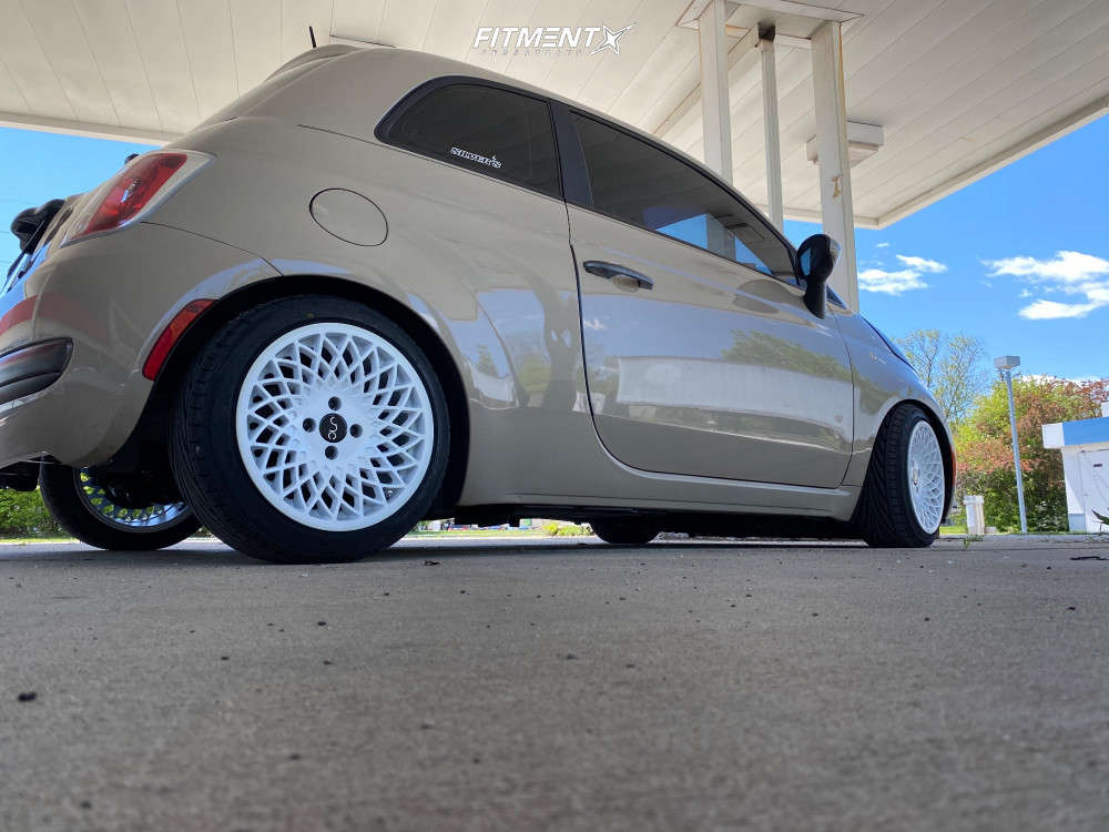 2012 Fiat 500 Pop with 15x8 JNC Jnc043 and Toyo Tires 195x45 on ...