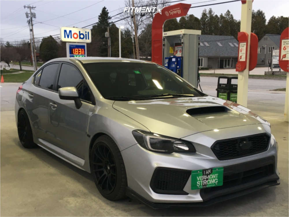 2018 Subaru WRX Limited with 18x9.5 MST Mt33 and Dunlop 245x45 on ...