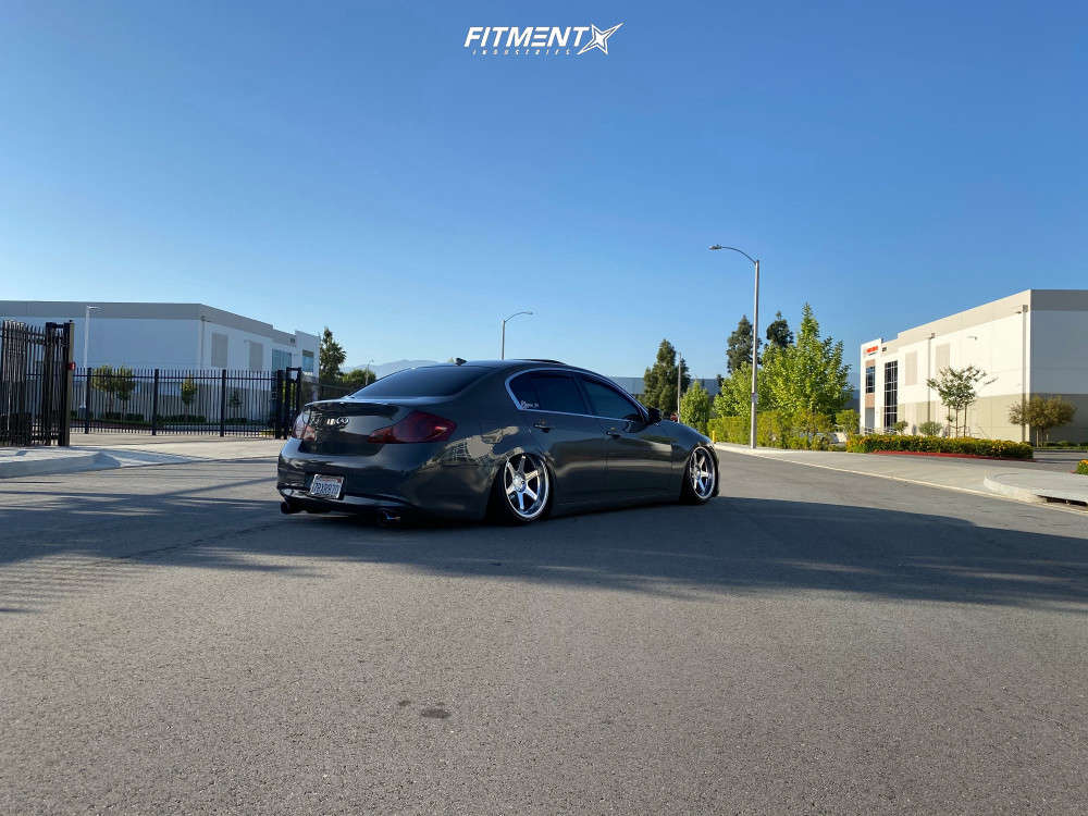 2013 INFINITI G37 Journey with 19x9.5 Varrstoen Es2 and Lionhart 225x40 ...