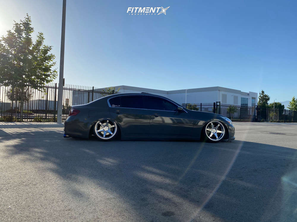2013 INFINITI G37 Journey with 19x9.5 Varrstoen Es2 and Lionhart 225x40 ...