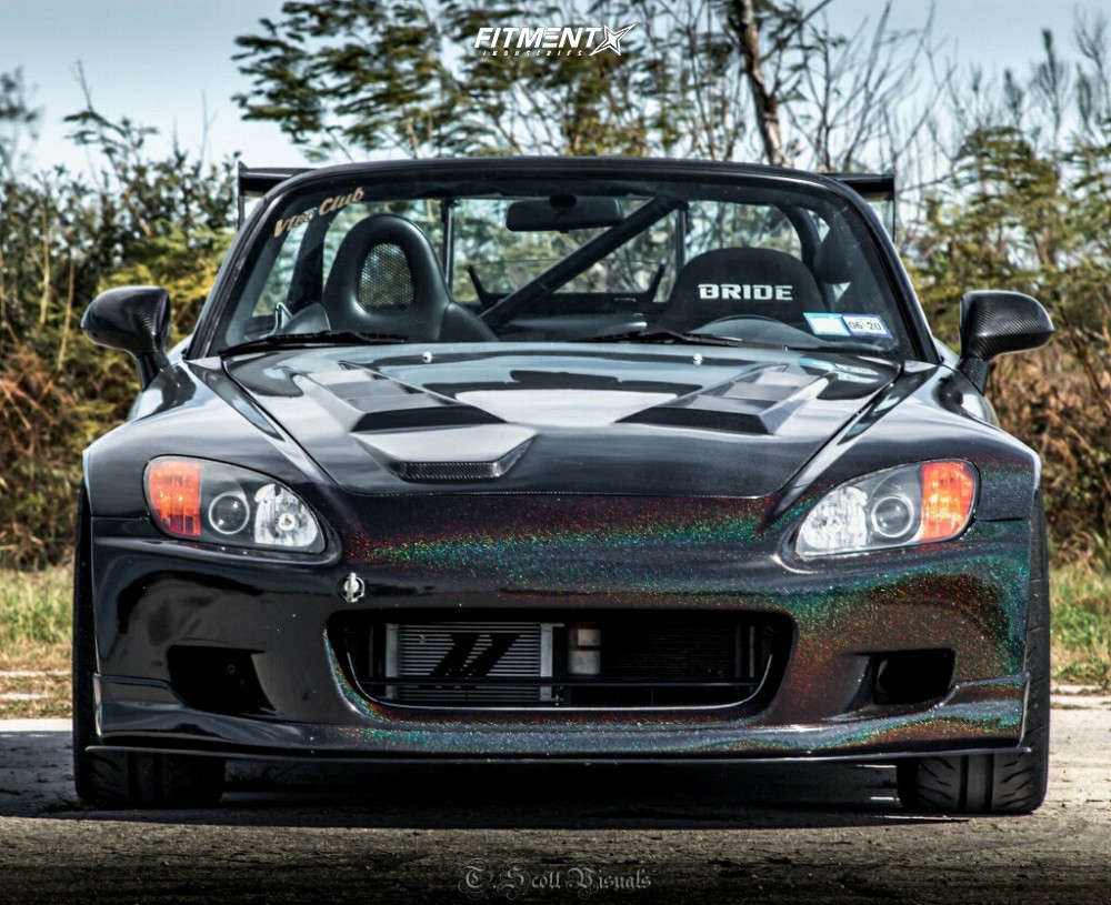 2003 Honda S2000 Base with 17x8.5 Enkei RPF1 and Maxxis 255x40 on ...