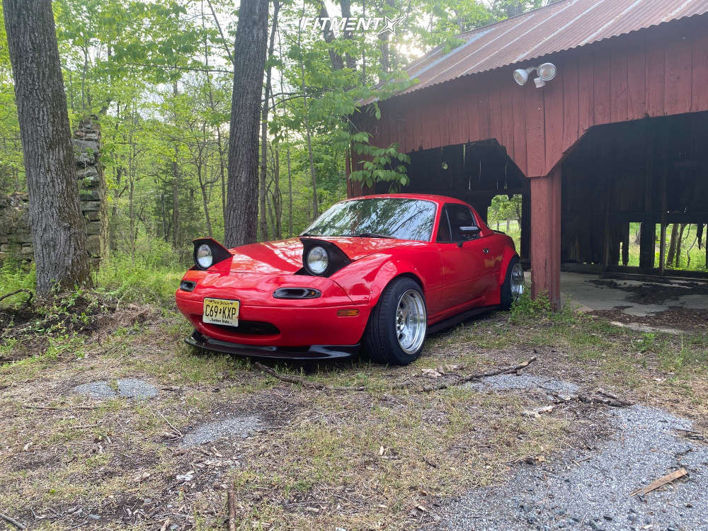 1990 Mazda MX-5 Miata Base with 15x9 Rota Kyusha and Hankook 205x50 on ...