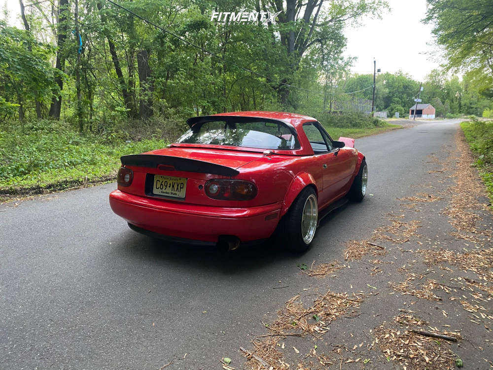 1990 Mazda MX-5 Miata Base with 15x9 Rota Kyusha and Hankook 205x50 on ...
