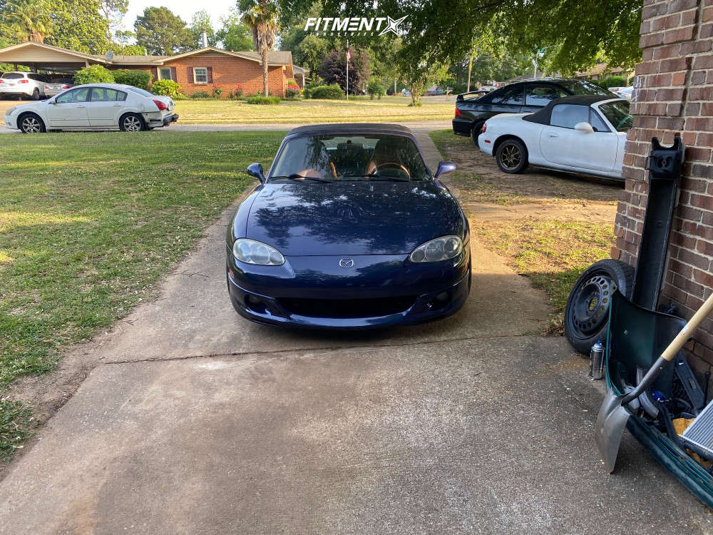 2002 Mazda Miata SE with 15x9 949 Racing 6UL and Federal 225x45 on ...