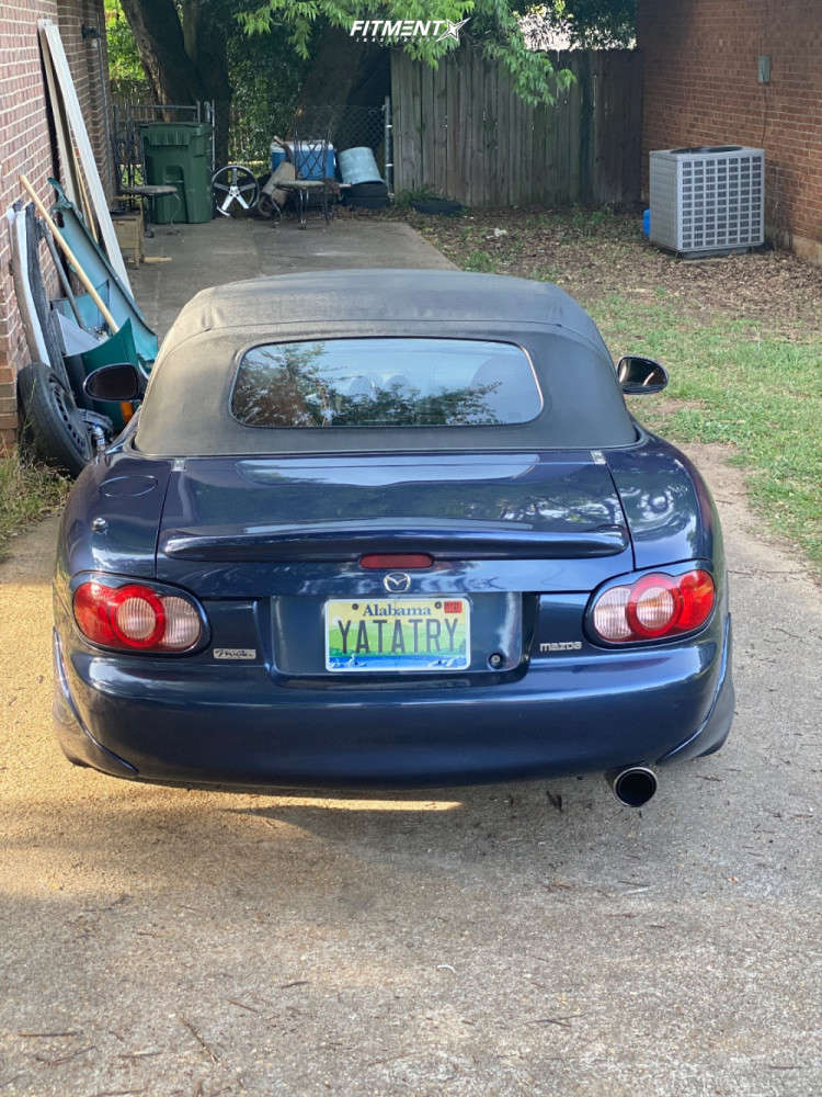 2002 Mazda Miata SE with 15x9 949 Racing 6UL and Federal 225x45 on ...