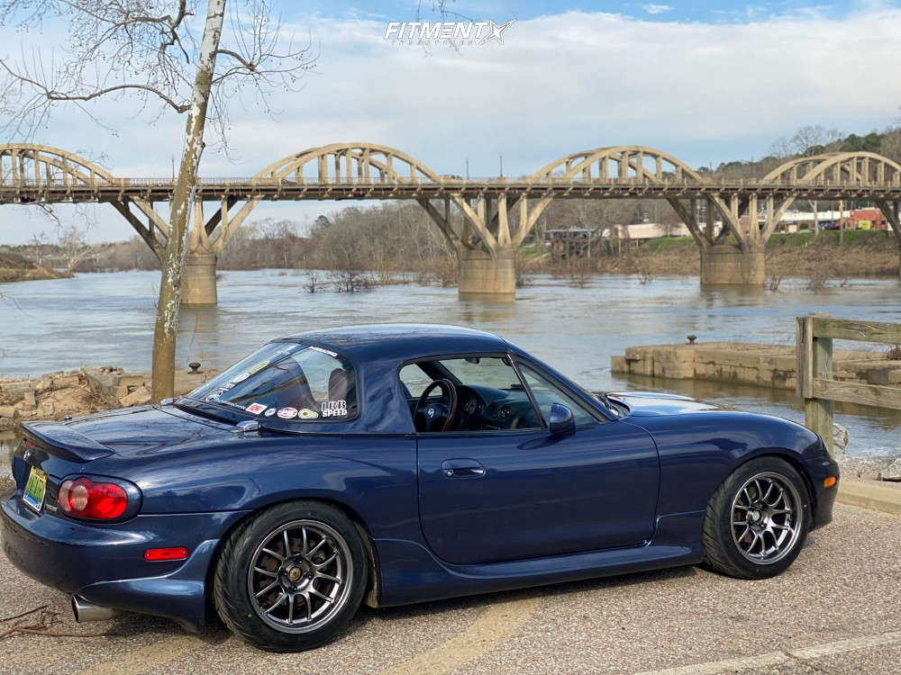 2002 Mazda Miata SE with 15x9 949 Racing 6UL and Federal 225x45 on ...