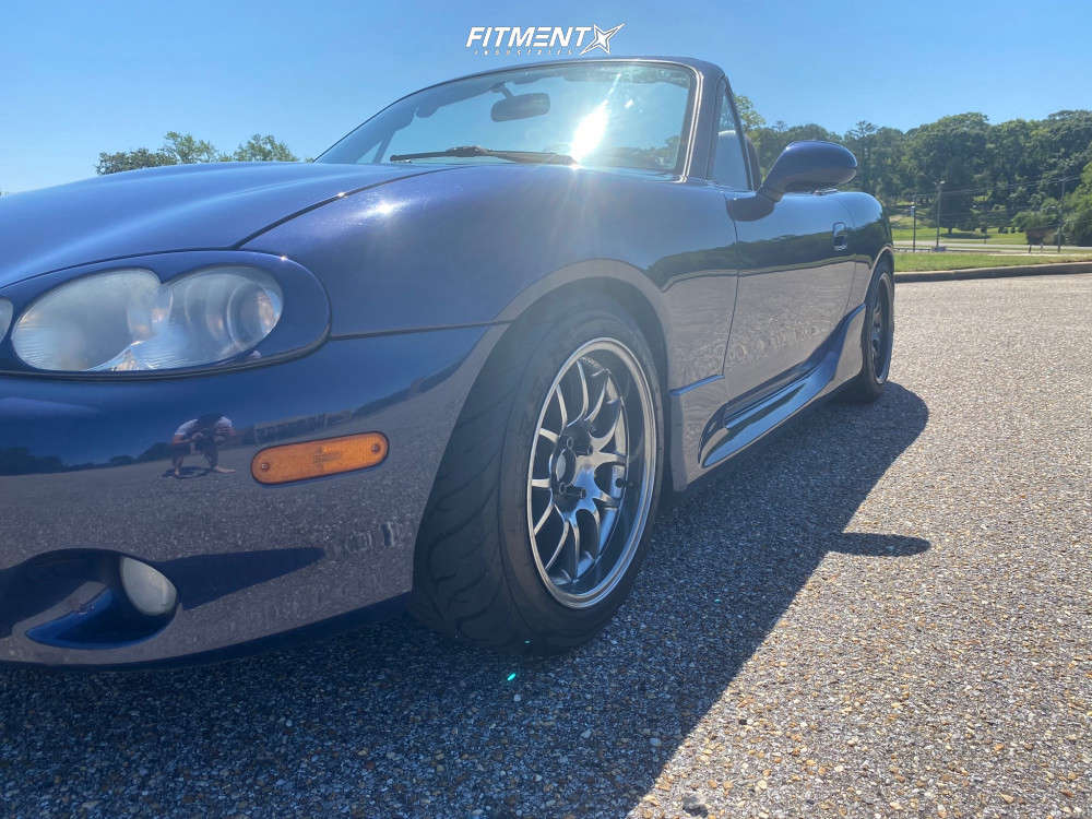 2002 Mazda Miata SE with 15x9 949 Racing 6UL and Federal 225x45 on ...