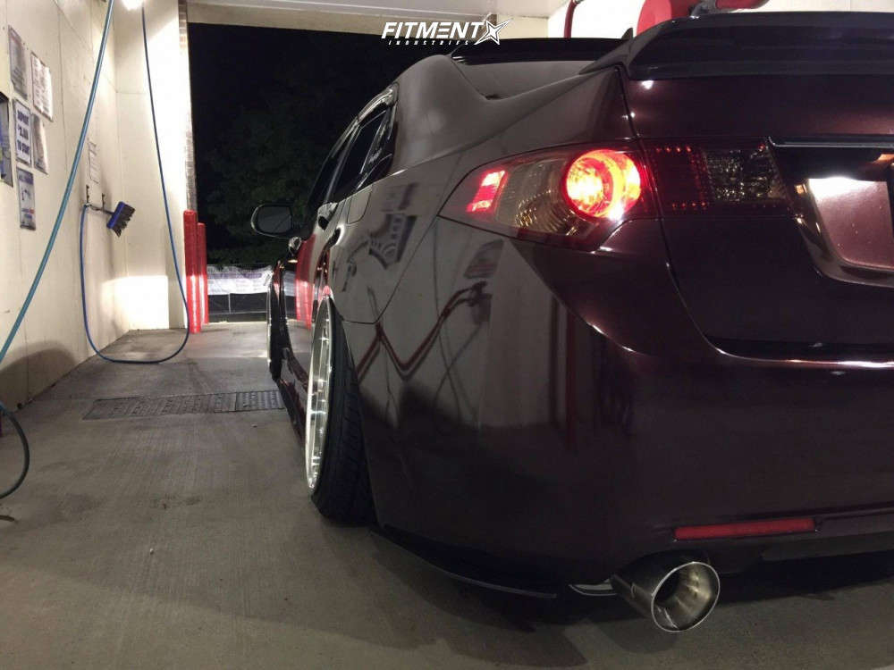 2011 Acura TSX Base with 18x9.5 Enkei Aegis and Nankang 225x35 on Air ...