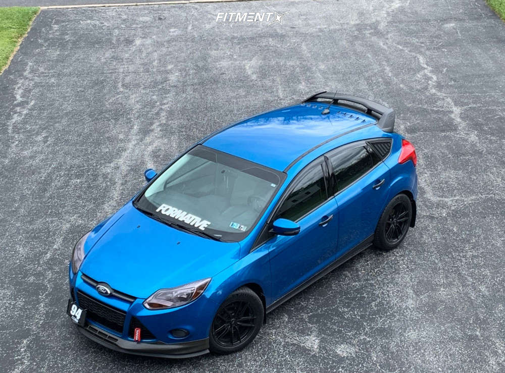 2014 Ford Focus SE with 17x8 Konig Myth and Michelin 225x50 on Stock ...