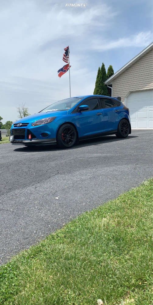 2014 Ford Focus SE with 17x8 Konig Myth and Michelin 225x50 on Stock ...