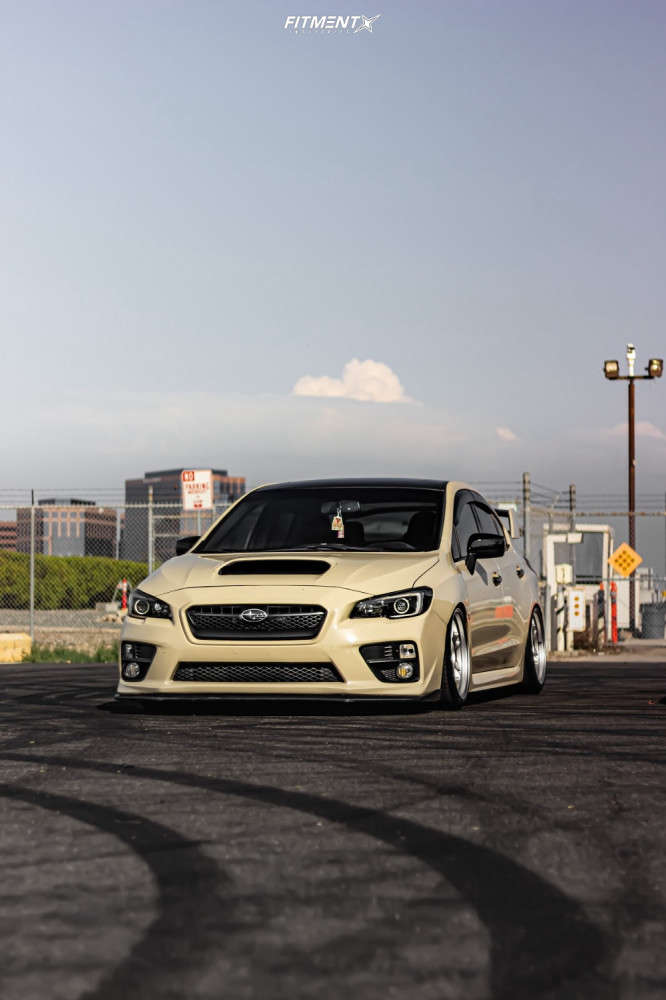 2015 Subaru WRX Limited with 18x9.5 ESR Sr11 and Michelin 245x35 on ...