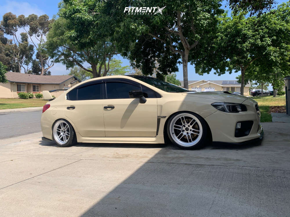 2015 Subaru WRX Limited with 18x9.5 ESR Sr11 and Michelin 245x35 on ...