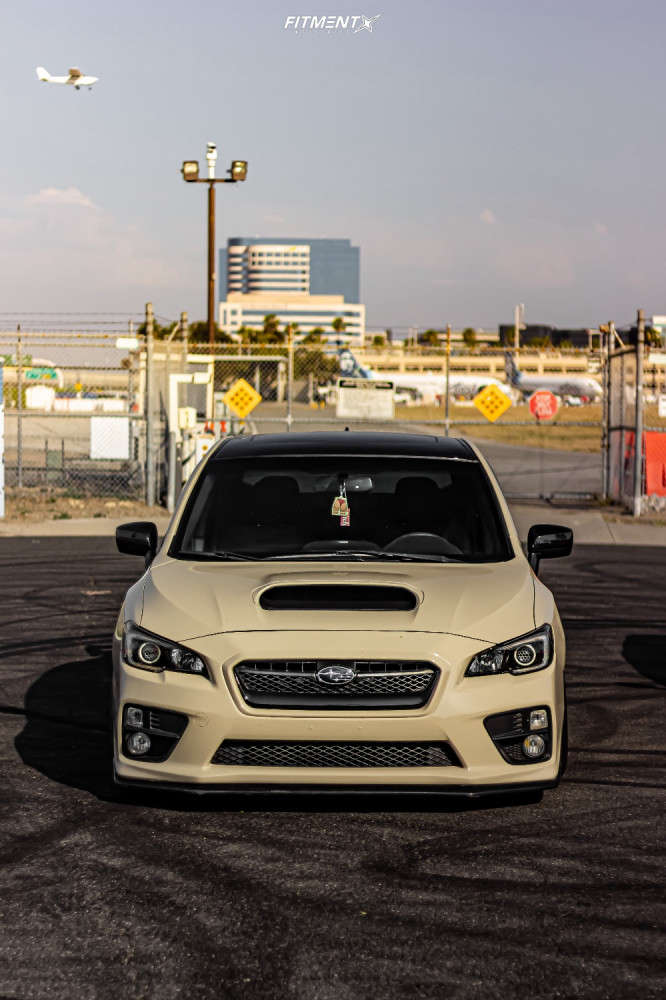 2015 Subaru WRX Limited with 18x9.5 ESR Sr11 and Michelin 245x35 on ...