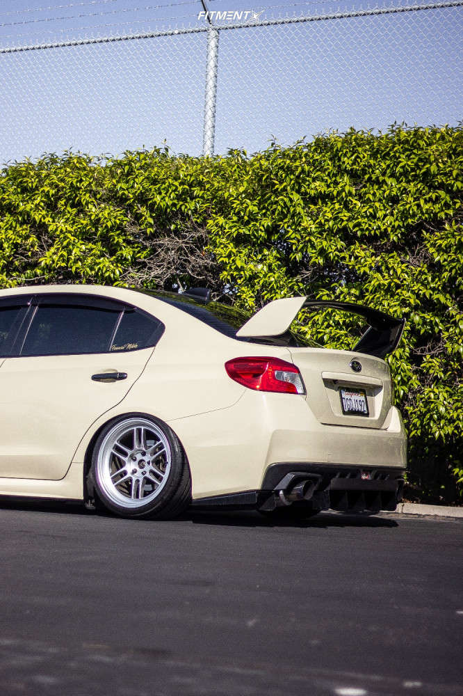2015 Subaru WRX Limited with 18x9.5 ESR Sr11 and Michelin 245x35 on ...