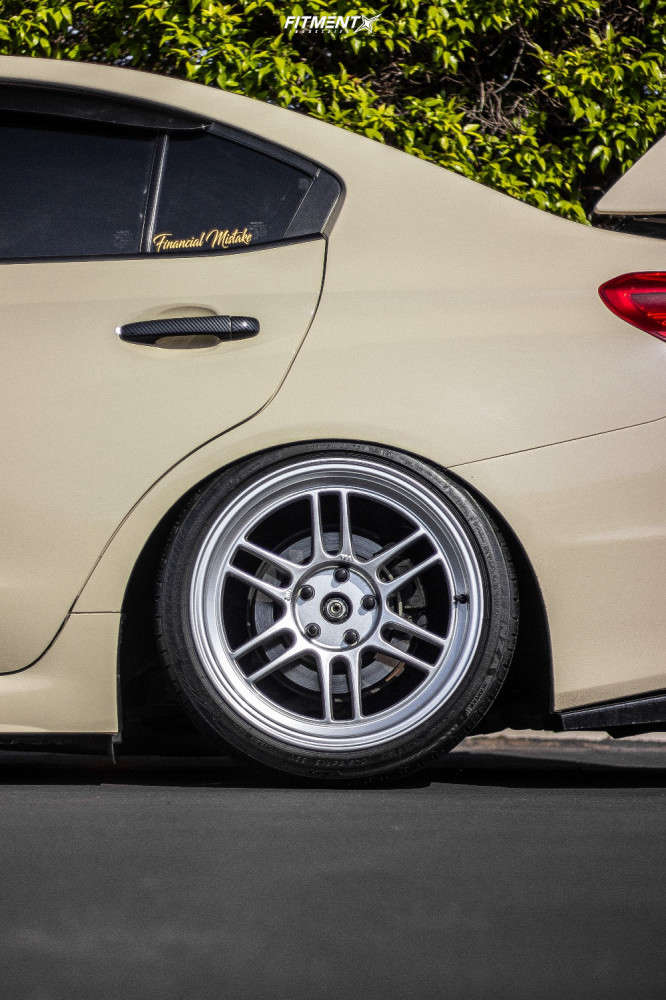 2015 Subaru WRX Limited with 18x9.5 ESR Sr11 and Michelin 245x35 on ...